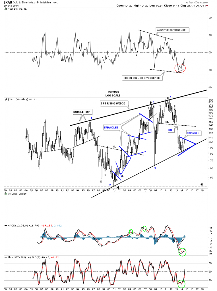 Monthly Charts… Precious Metals Stocks…Turning to Dust | Rambus Chartology